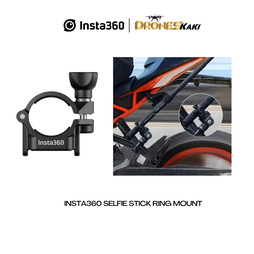 Insta360 Selfie Stick Ring Mount – Drones Kaki | DJI Enterprise ...