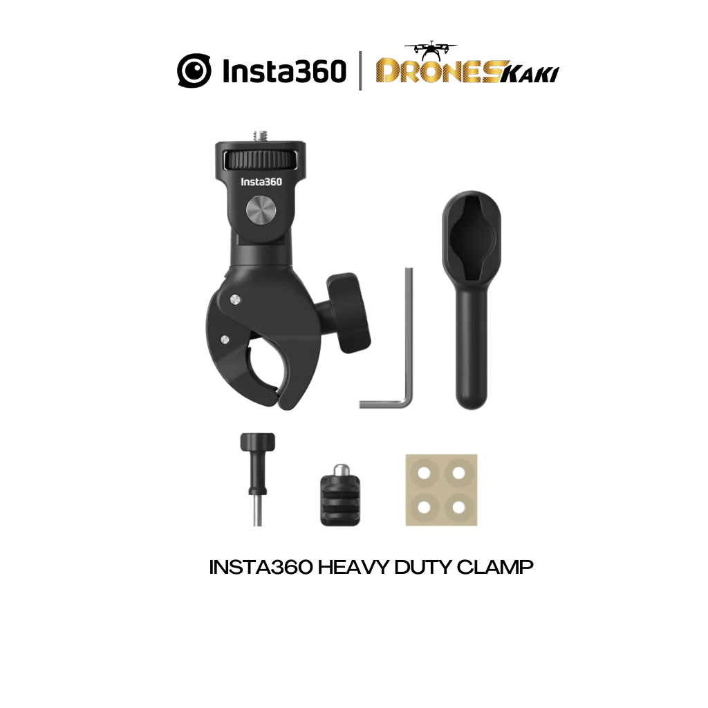 Insta360 Heavy Duty Clamp – Drones Kaki | DJI Enterprise Authorized Store