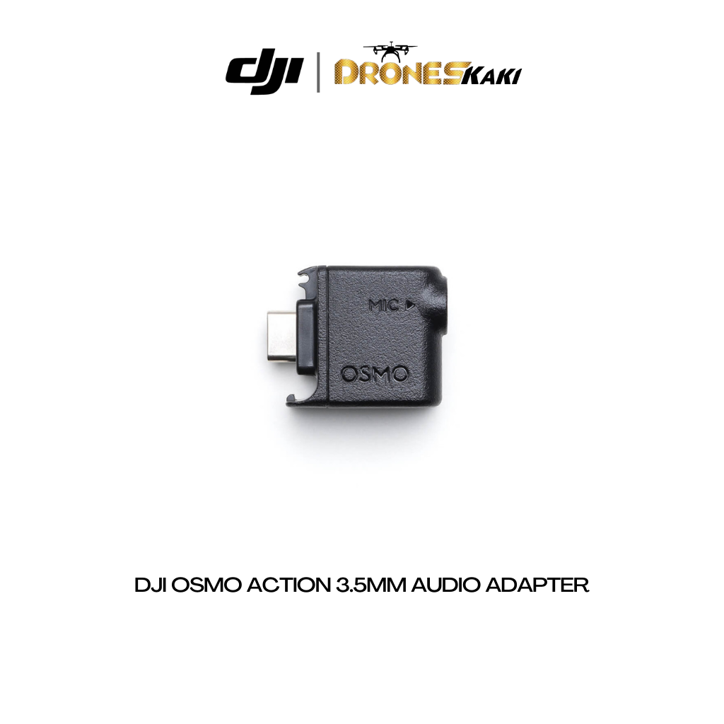 DJI Osmo Action 3.5mm Audio Adapter – Drones Kaki | DJI Enterprise ...