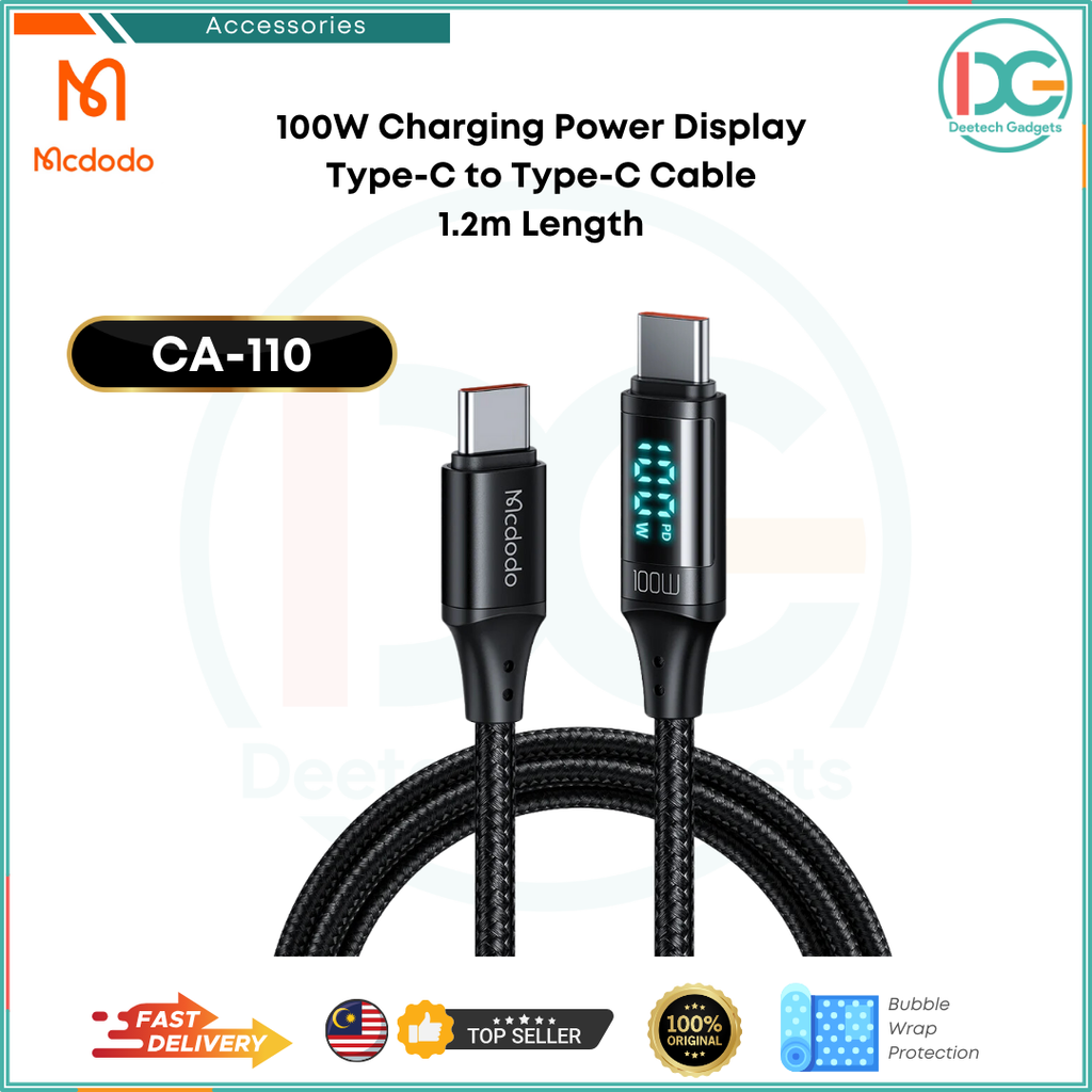 Charging / Data Cable (Digital) 36W to 100W | USB / Type-C / Lightning ...