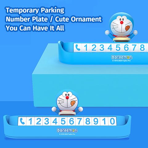 ROCK Doraemon Temporary Parking Number Plate – Deetech Gadgets