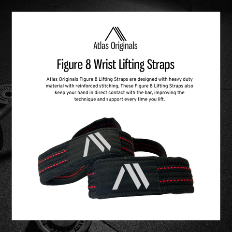 Figure 8 Wrist Lifting Straps – Atlas Originals