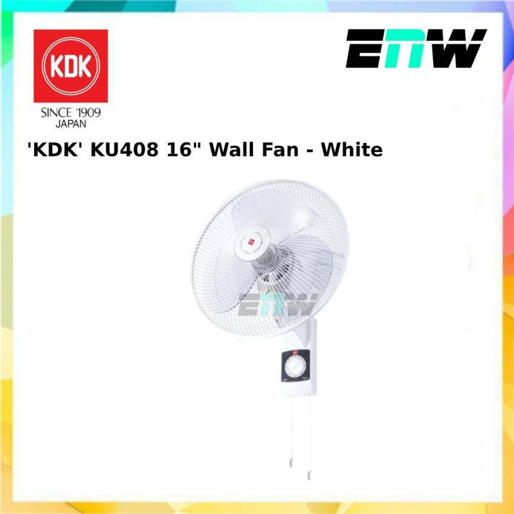 'KDK' KU408 16" Wall Fan - White – ENW Hardware