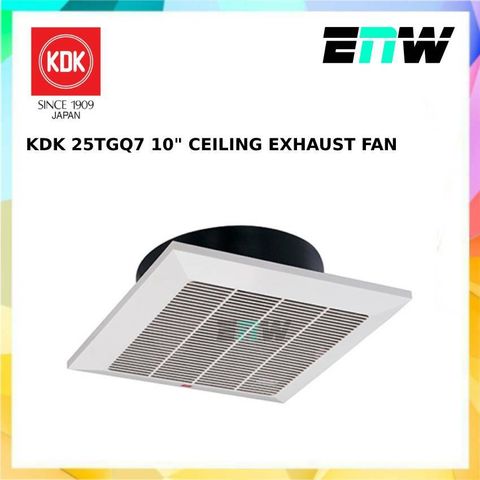KDK 25TGQ7 (25cm/10) Ceiling Mount Propeller Exhaust Fan, 56% OFF