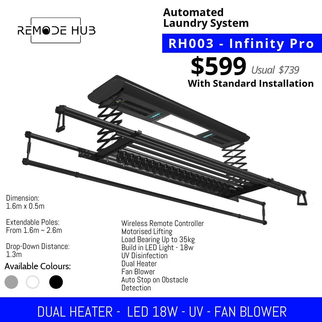 Automated Laundry Rack Smart Laundry System + *standard Installation ...