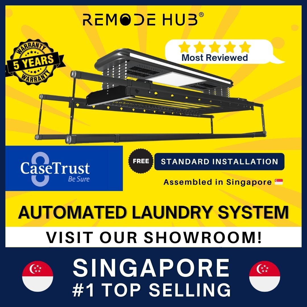 Automated Laundry Rack Smart Laundry System, Electric Laundry Rack ...