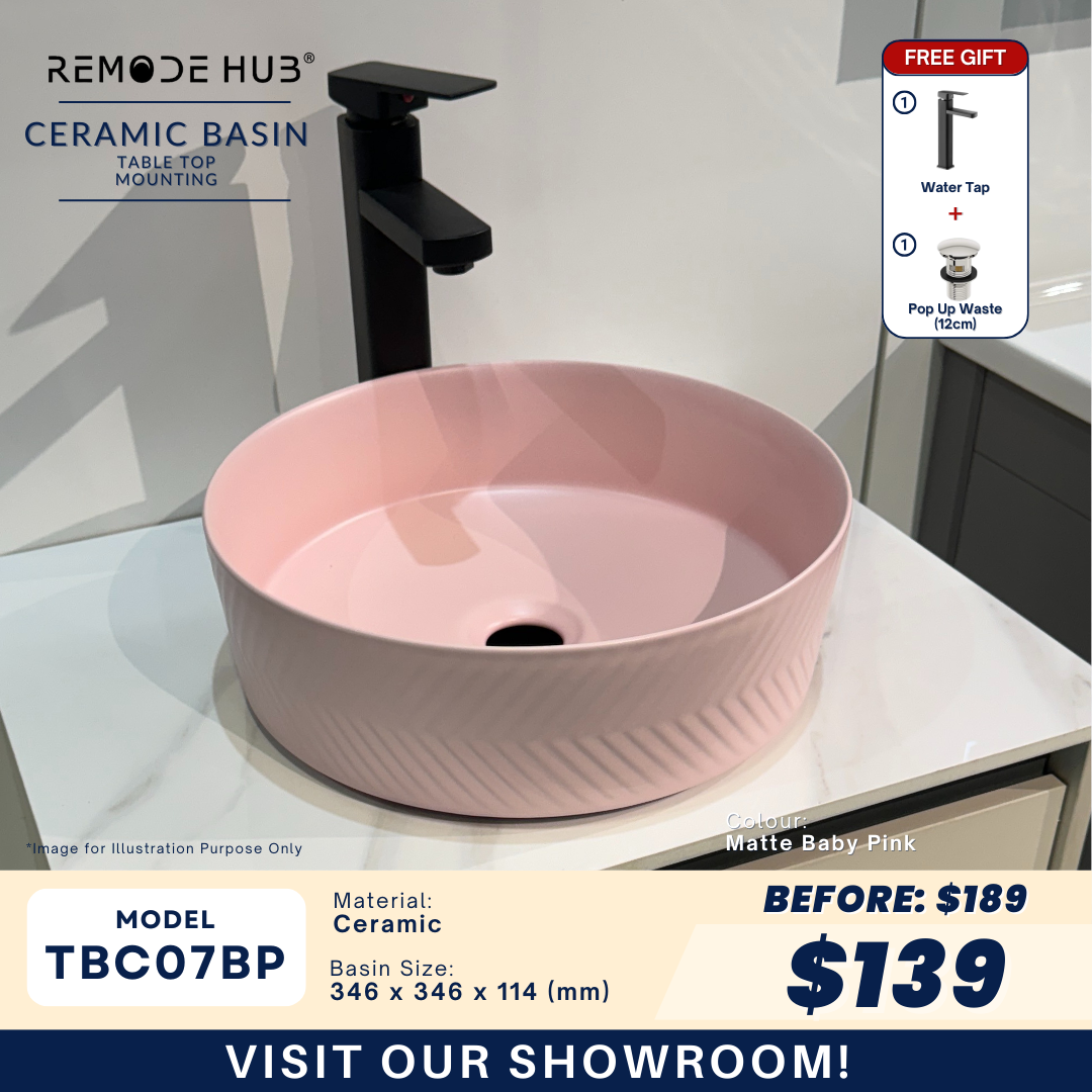 Ceramic Top Basin - colourful basin – Remode Hub Pte Ltd