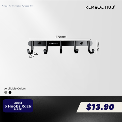Hook Rack. Bathroom Accessories – Remode Hub Pte Ltd
