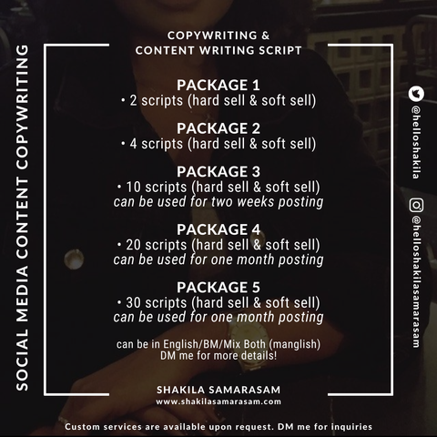 Content Writing – Hello Shakila Samarasam