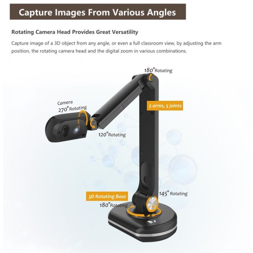 ORIGINAL Joyusing V500S 8.0MP / V500S-4K 13.0MP Visualizer / Document ... ORIGINAL Joyusing V500S 8.0MP / V500S-4K 13.0MP Visualizer / Document ...