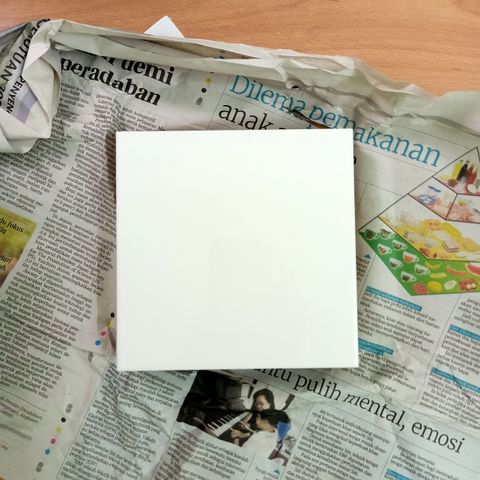 White Tile Jubin Putih 100x100mm / 150x150mm / 300x300mm Plain Tiles ...