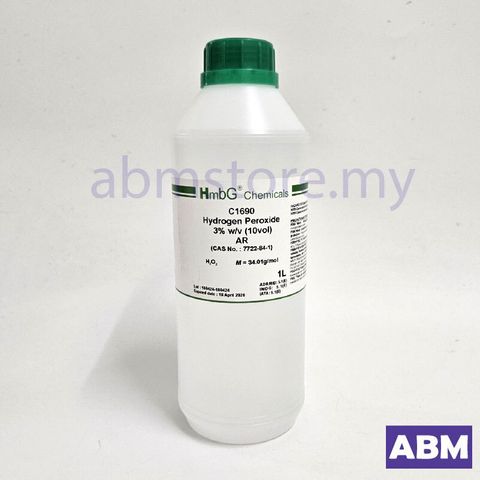 Hydrogen Peroxide 3% 6% 35% Grade AR Lab Grade Stabilized QP (1L ...