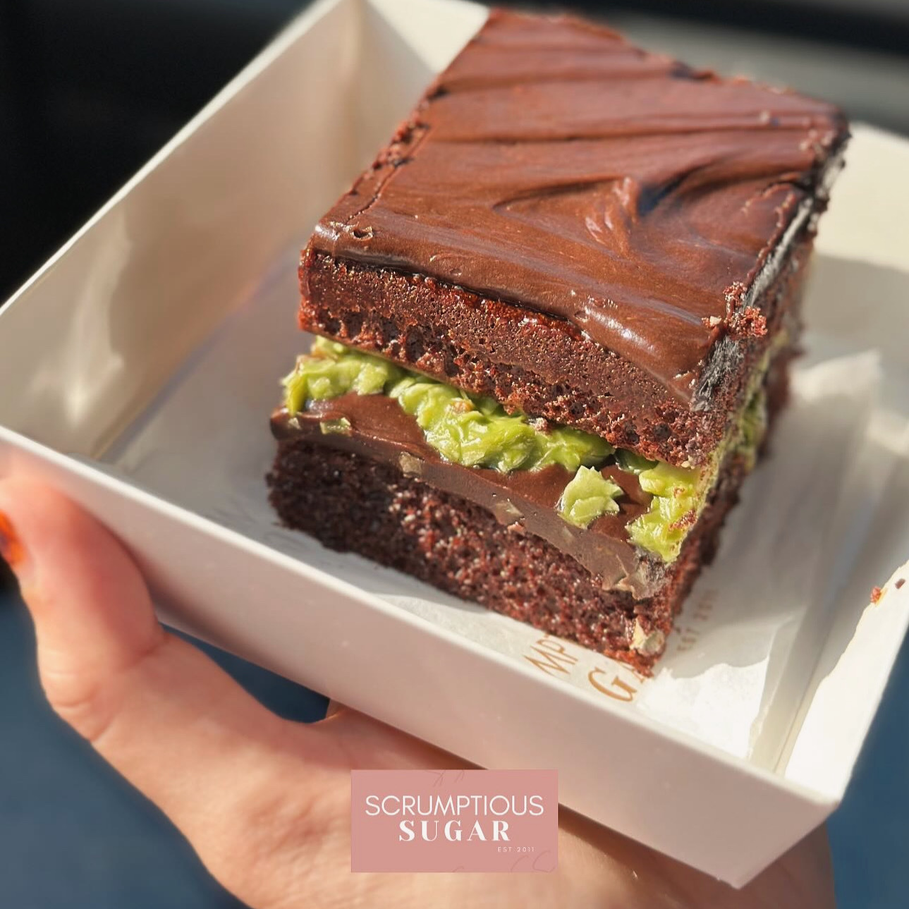 Kunafa Pistachio Chocolate Cake – Scrumptious Sugar