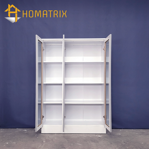 3' X 4.5' Glass Cabinet – Homatrix Furniture