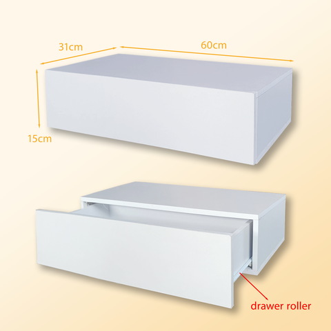 2' Wall Mounted Drawer Cabinet (Assembled) – Homatrix Furniture