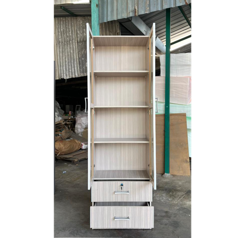 2' X 7' Glass Cabinet With Drawers – Homatrix Furniture