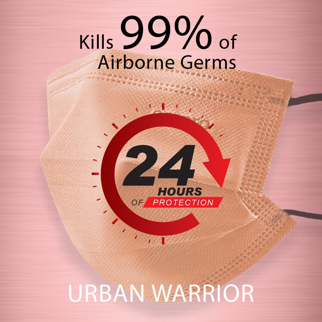 EMPRO COPPER OXIDE MASK [ANTI-MICROBIAL] V SERIES 3 PLY - KILL 99% OF ...