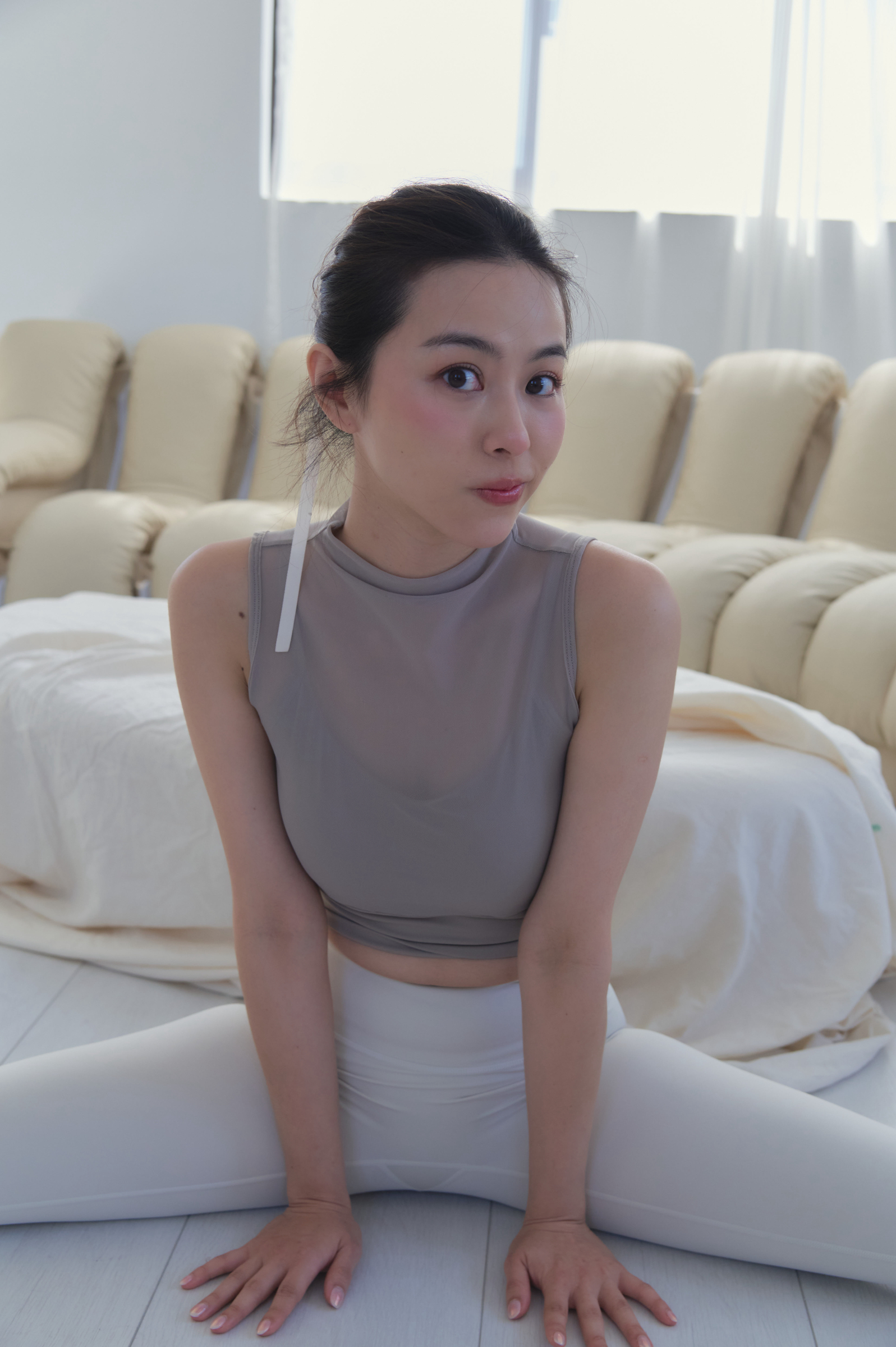 彈力網紗無袖Bra Top – somos03