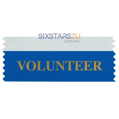 VOLUNTEER Badge Ribbon – Sixstars2u.com.my
