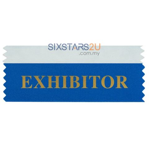 EXHIBITOR Badge Ribbon – Sixstars2u.com.my
