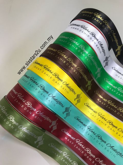 Selamat Hari Raya Satin Ribbon – Sixstars2u.com.my