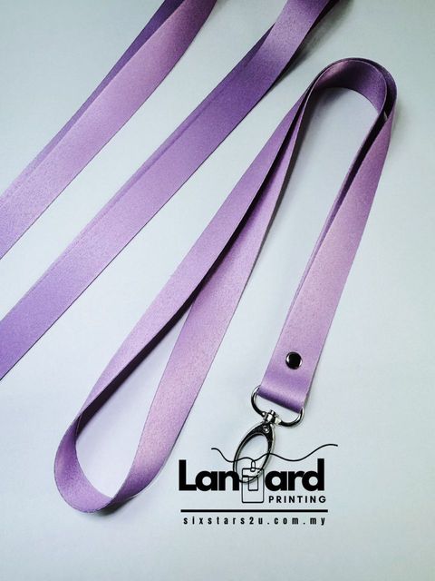 20MM PLAIN COLOUR LANYARD - LAVENDER – Sixstars2u.com.my