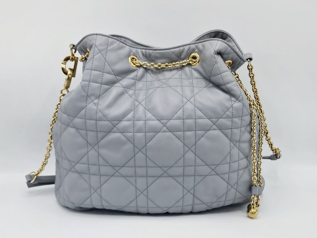 Christian Dior Ethere Cannage Quilted Lambskin Leather Christian Dior Ethere Cannage Quilted Lambskin Leather