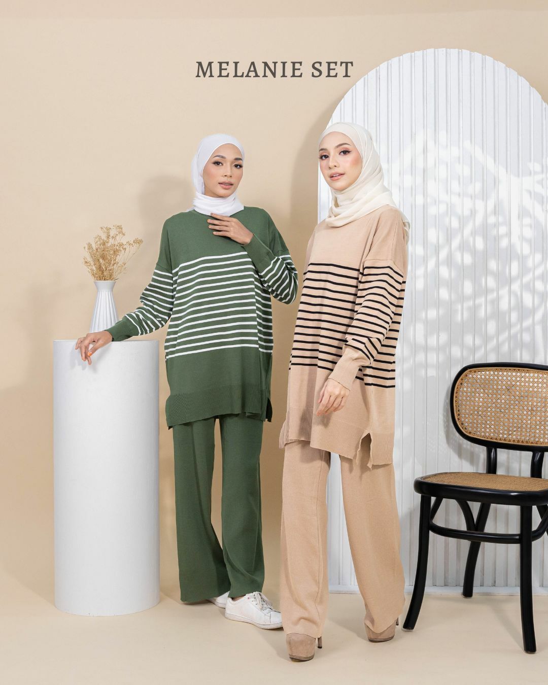 [COMBO DEALS] Melanie Basic Knitwear Casual Set – HAURA WEAR
