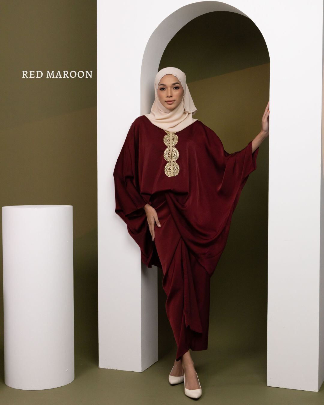 [HAURAYA 2023] Jeewa Kaftan With Pario – HAURA WEAR
