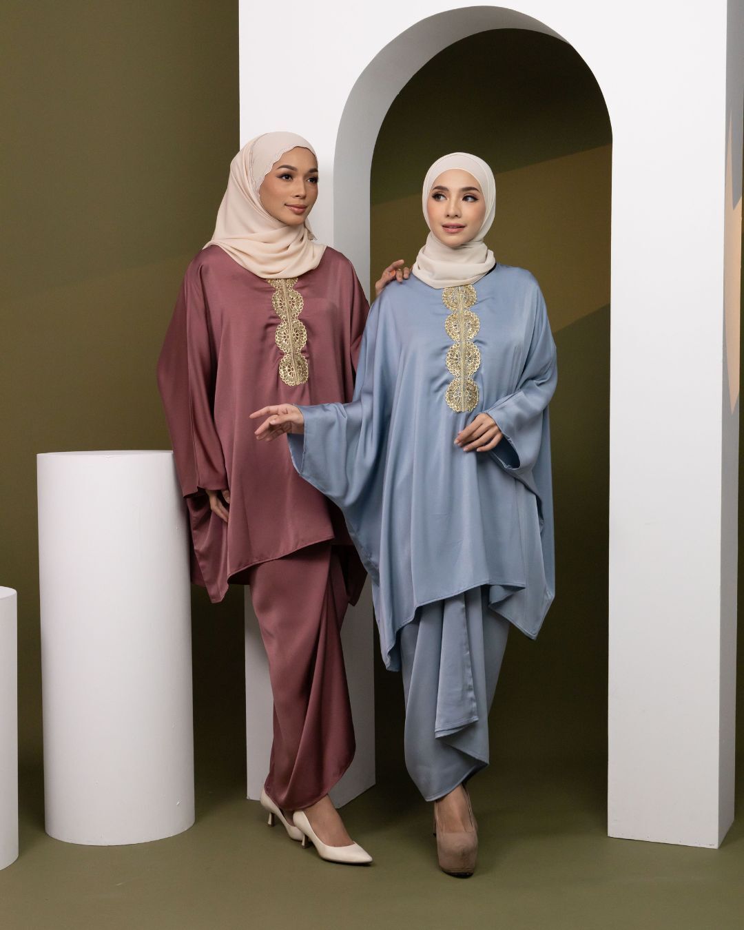 [HAURAYA 2023] Jeewa Kaftan With Pario – HAURA WEAR