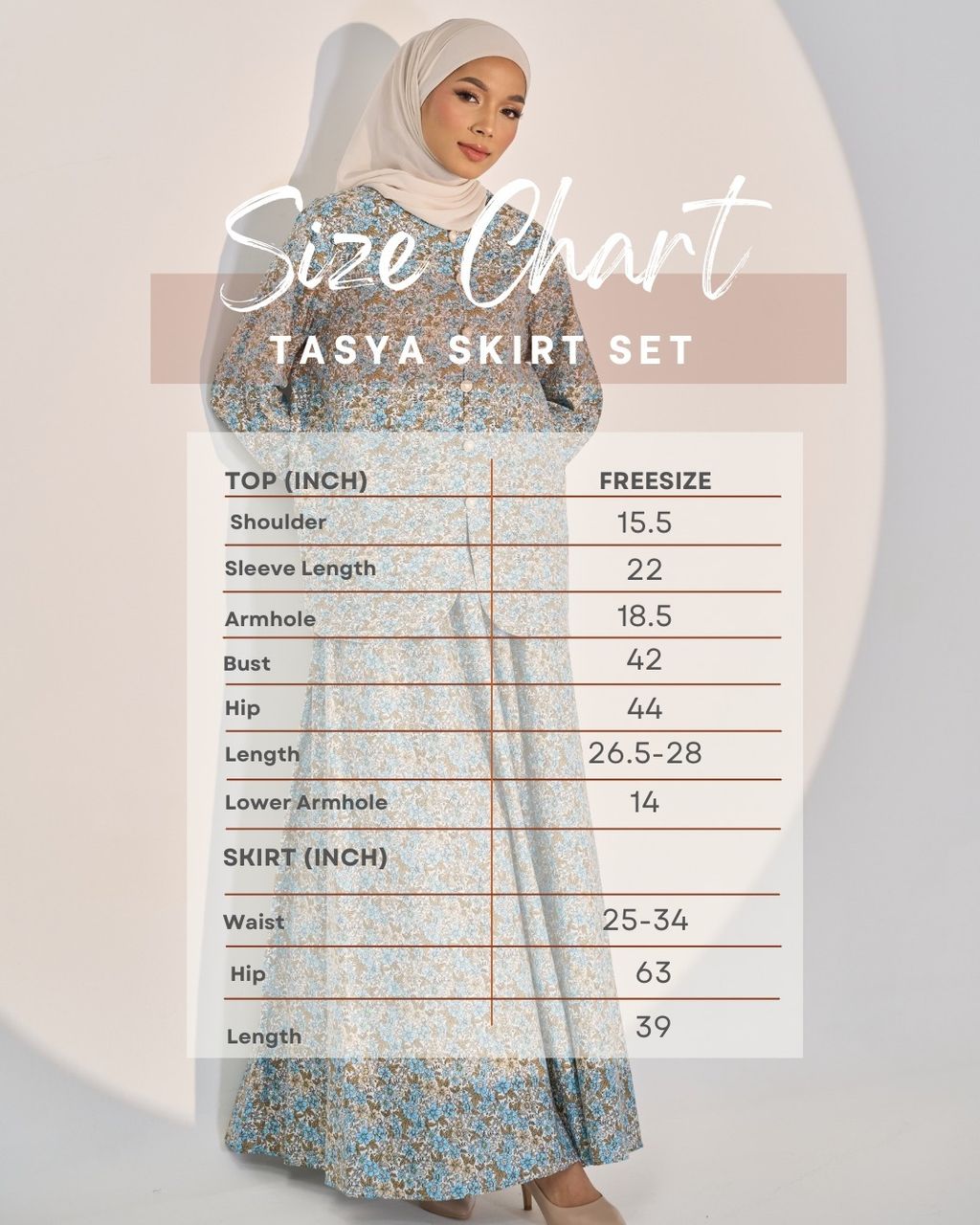 Tasya Cotton Blouse With Skirt – HAURA WEAR