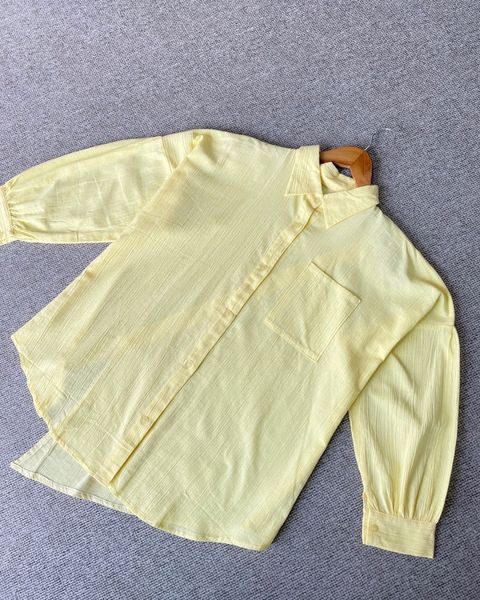 [TOP ONLY] Venny Linen Plain Blouse – HAURA WEAR