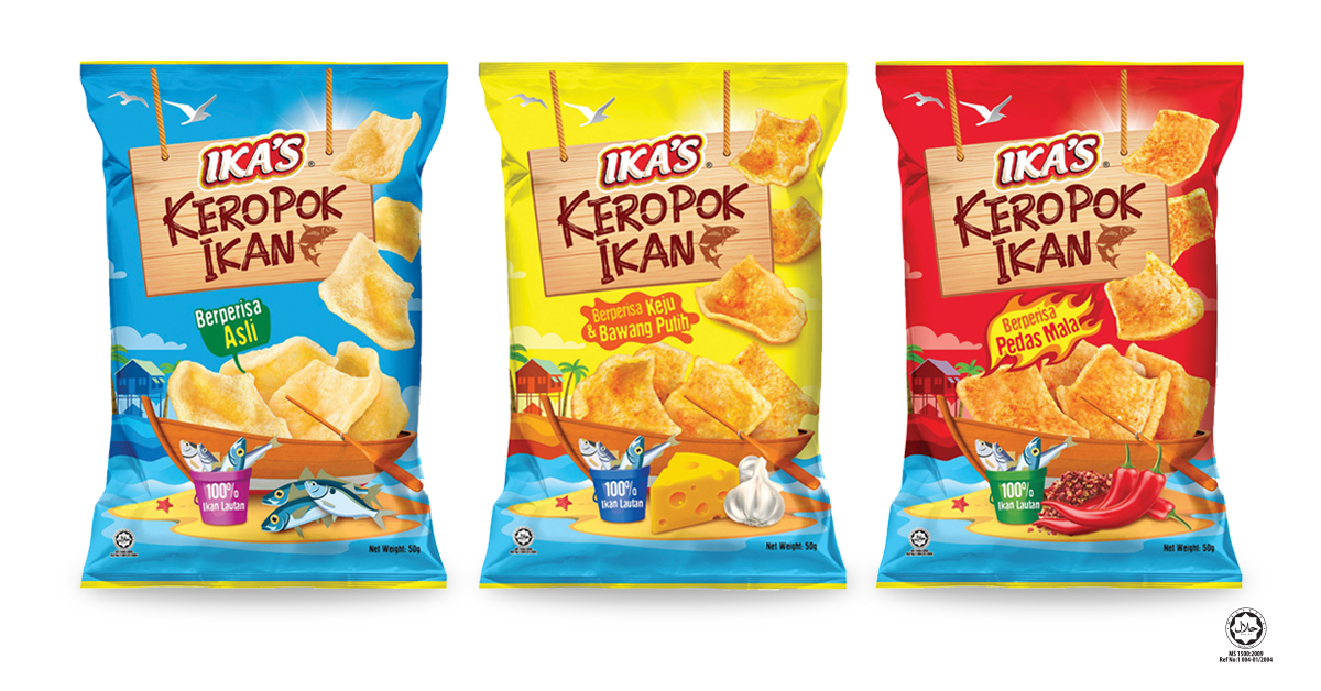 [New Products] IKA’S Fish Crackers with A New Touch! – Ika's