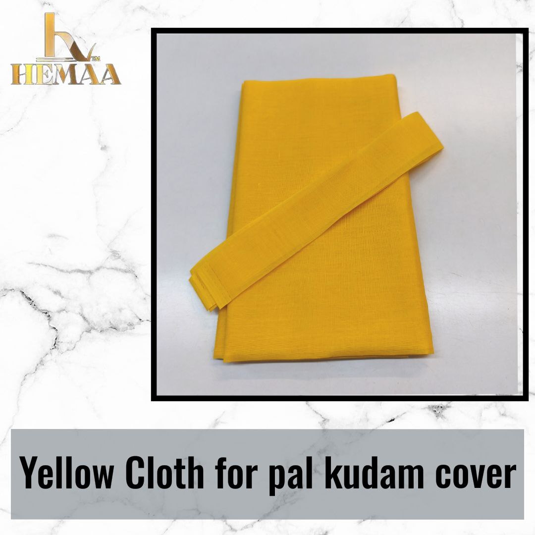 Yellow cloth for pal kudam cover | Yellow cloth for milk pot |Thaipusam ...