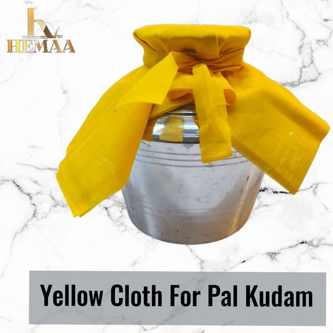 Yellow cloth for pal kudam cover | Yellow cloth for milk pot |Thaipusam ...