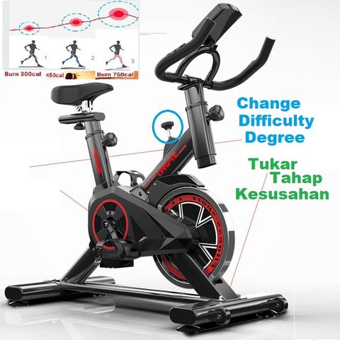 Fitness Bike, Exercise Bicycle Dynamic Cardio Spring Exercise Bike ...