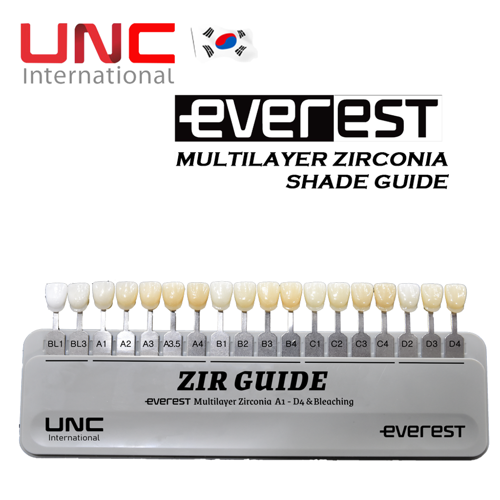 Everest Multilayer Zriconia Shade Guide – JSI Global
