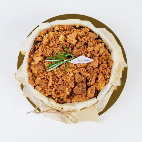 Apple Crumble Basque Burnt Cheesecake – Avalynn Cakes