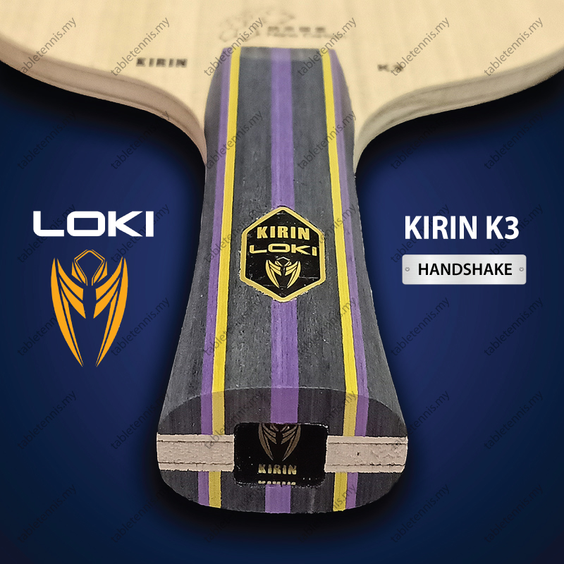 Loki Kirin K3 Composite Carbon Table Tennis Blade Paddle Bat Raket Ping ...