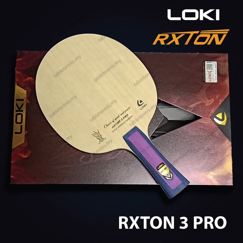 Loki Rxton 3 Pro Composite Carbon Table Tennis Blade Paddle Bat Raket ...
