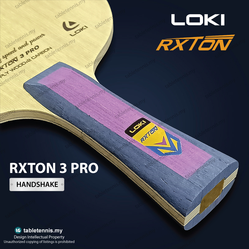 Loki Rxton 3 Pro Composite Carbon Table Tennis Blade Paddle Bat Raket ...