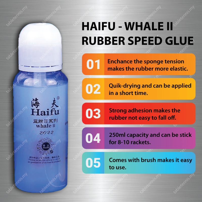 Haifu Glue Whale II Table Tennis Glue Rubber Glue Ping Pong Speed Glue ...