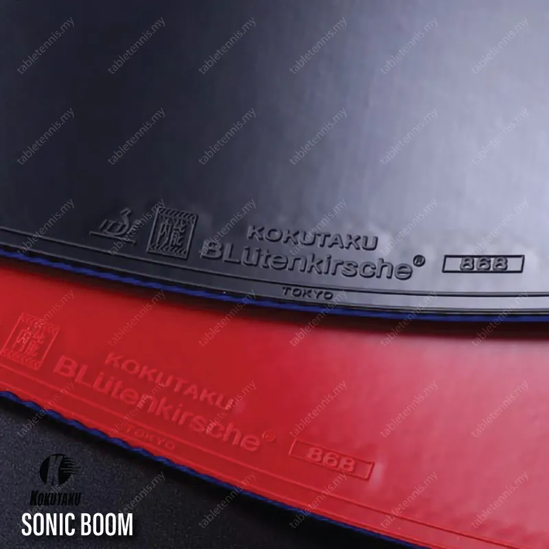 Copy - Kokutaku Sonic Boom Gold Sticky Elastic Table Tennis Rubber ...