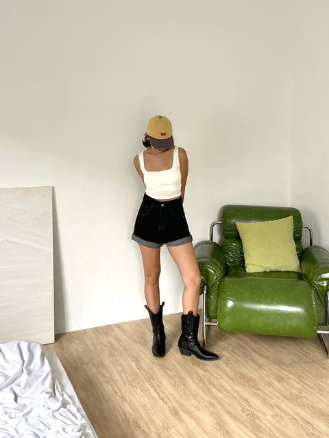 涼感寬肩 方領罩杯背心 – Lithe Studio