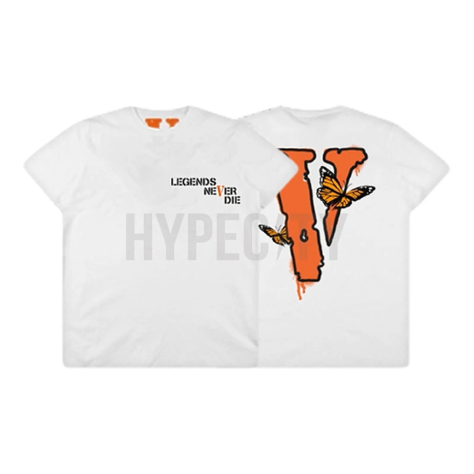 Vlone Orange Butterfly Tee – HYPECITY