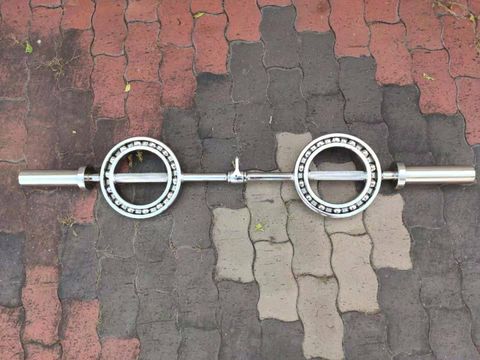 Strength Supra Bar Morgan Olympic Eye Bars Barbell Weight Curl w ...