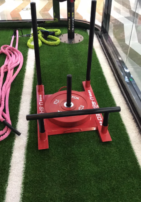 Crossfit Power Training Prowler Sled with Harness Straps – Chia ...