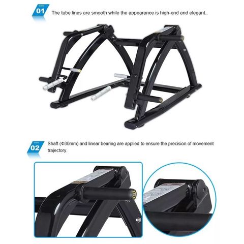 Plate Loaded T-Arm Machine Commercial Equipment Unilateral Trap Shrug ...
