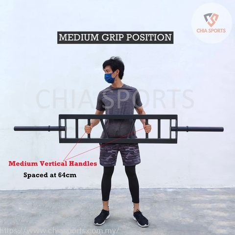 XL MG-3 Knurled Multi-Grip Bar Multi Grip Swiss Bars Neutral-grip ...