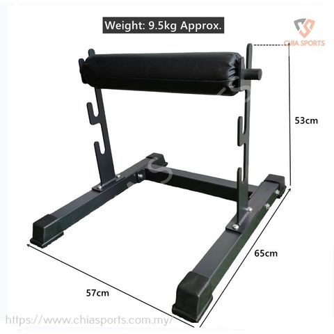 Single Leg Roller Stand Bulgarian Split Squats Rack Adjustable Rolling ...